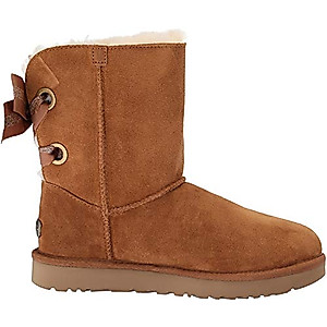 UGG baby girls Jesse Bow Ii Boot, Chestnut, 4-5 Toddler US