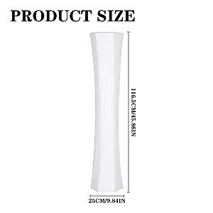 FERCAISH Modern Floor Lamp Lamp Shade, Foldable and Minimalist Style Lamps - Long-lasting Dupont paper lampshade for Office, Kids Room, Reading, Home Decor(Hexagonal)