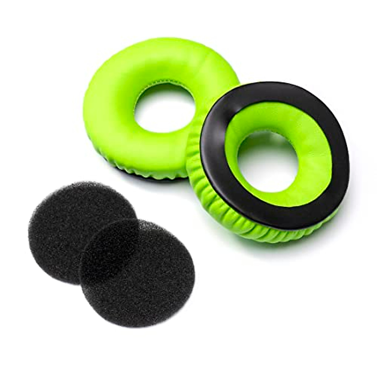 Voarmaks Green Replacement Ear Pads Foam Cushion Headband Compatible with Sennheiser HD25 HD 25 HD 25-1 HD25-1ii HD25SP HMD25 HME25 HMEC25 Headphones