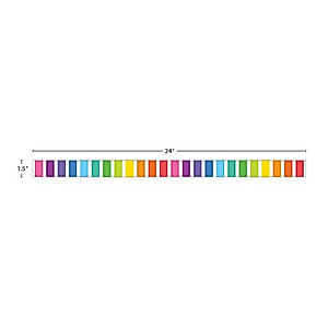 Teacher Created Resources Colorful Stripes Magnetic Border (TCR77563)