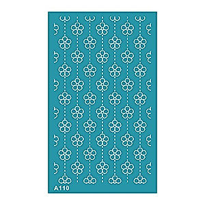 Silk Screen for Clay, Reusable Silk Screen Stencils for Earrings, Silkscreens for Clay Jewelry, Texture Sheets for Clay-17