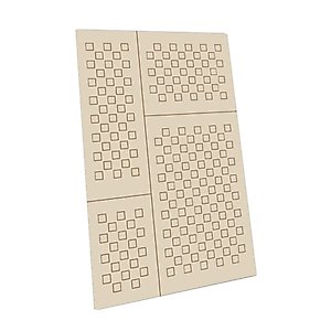 Green Stuff World for Models and Miniatures Self-Adhesive Stencils - Chequer S 9501