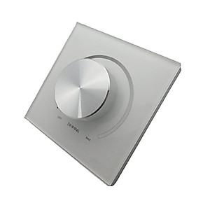 LAZIRO LED Lamp Triac Dimmer 220V Input Dim Knob Panel 86mm Type Incandescent Halogen Lamp Leading Edge Dimmer