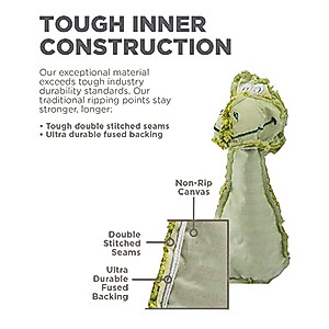 Outward Hound Thunda Tugga Bunny Plush & Squeaky Dog Tug Toy