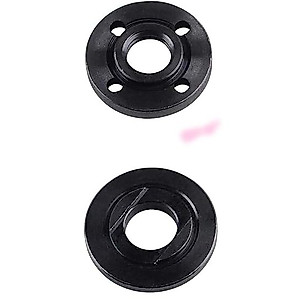 (2 Pack) N134467 Angle Grinder Nut Angle Grinder Hex Hole Flange Nuts Compatible with 636226-00 DWE402 DWE4012 DWE4120 Angle Grinder Replacement Parts - 5/8-11, black