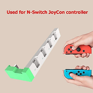 Eurobuy Switch Controller Charger, Controller Charging Dock Charging Station for Nintendo Switch Joy-Con