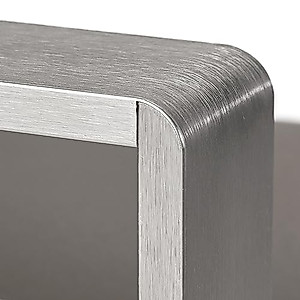 Christopher Knight Home Cape Coral Outdoor Aluminum Club Chairs with Side Table, Khaki / Silver