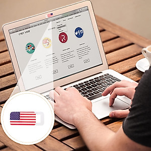 Mobestech 4 Pcs Camera Privacy Cover Computer Camera Cover Camera Cover for Laptop Cute Cord Holder Phone Slide Blocker Cell Phone Webcam Cover Slide for Desktop Red Abs Slider Flat Pill