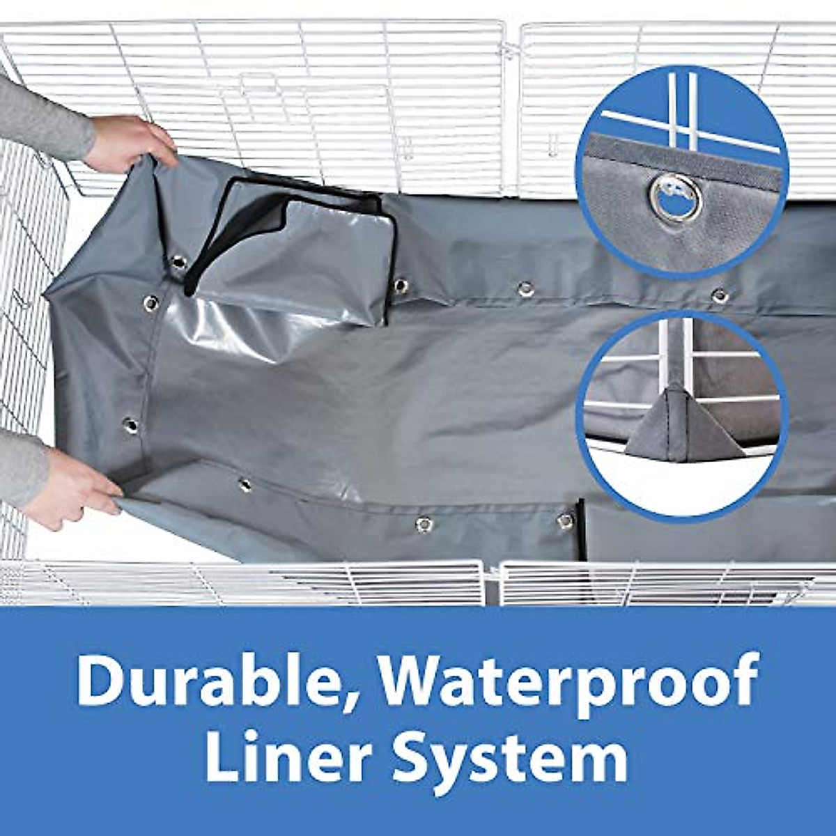 Kaytee Open Living Pet Rabbit or Guinea Pig Habitat, 48" x 24"