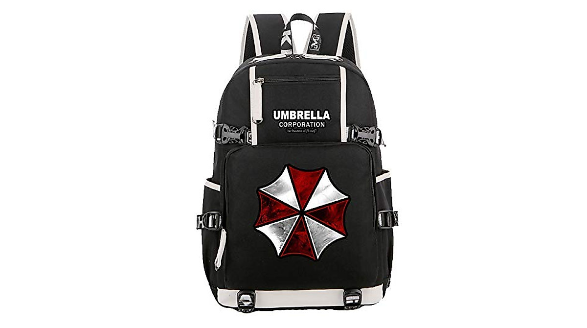 Resident Evil Kids School Backpack - Durable 17.7-Inch Game Book Bag