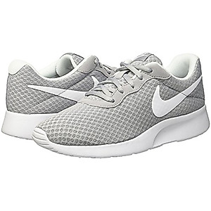 Nike Women's Tanjun Grey Wolf Grey White Running Shoe 7.5