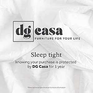 DG Casa King Size Wood Slat Support, 14 Slats, 2 Center Legs for Extra Support, Durable Wooden Bunkie Board/Slats for King Mattress, No Assembly Required