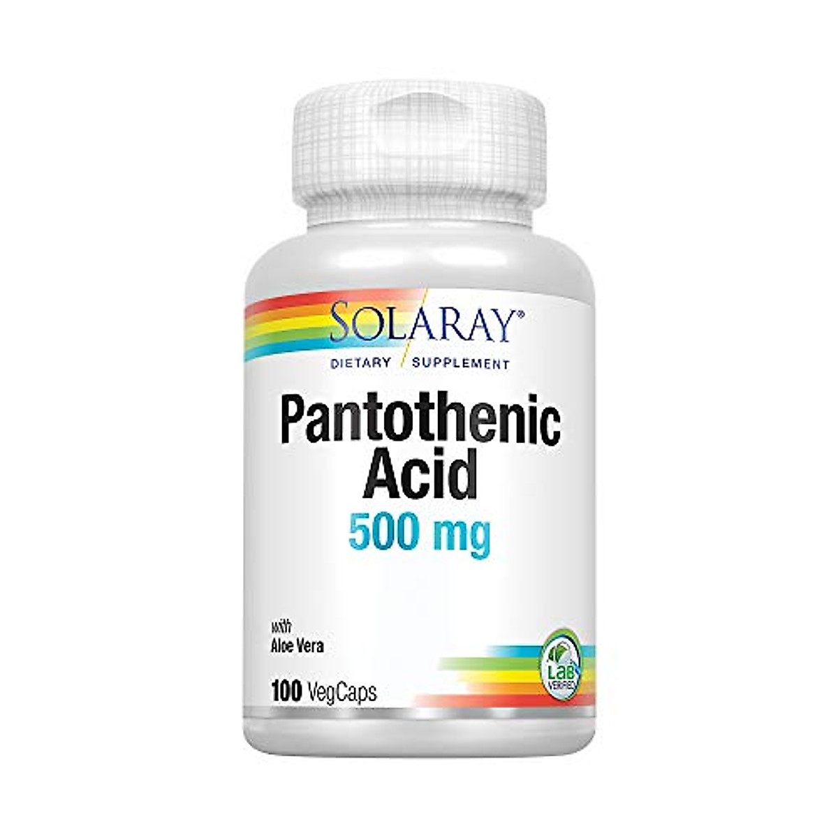 Solaray Pantothenic Acid 500mg -100 Caps