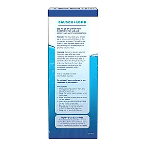 Renu Contact Lens Solution by Multi Purpose Disinfectant Advanced Formula Kills 99.9% Germs, 12 Fl Oz