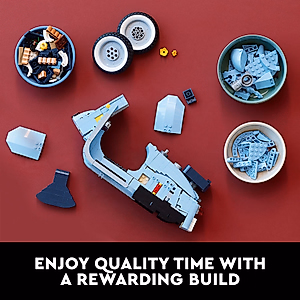 LEGO Icons Vespa 125 Model Building Kit - Vintage Italian Scooter DIY Craft Kit for Adults, Ages 18+ - Includes Kickstand for Easy Display - Gift for Valentines Day for Her & Him - 10298