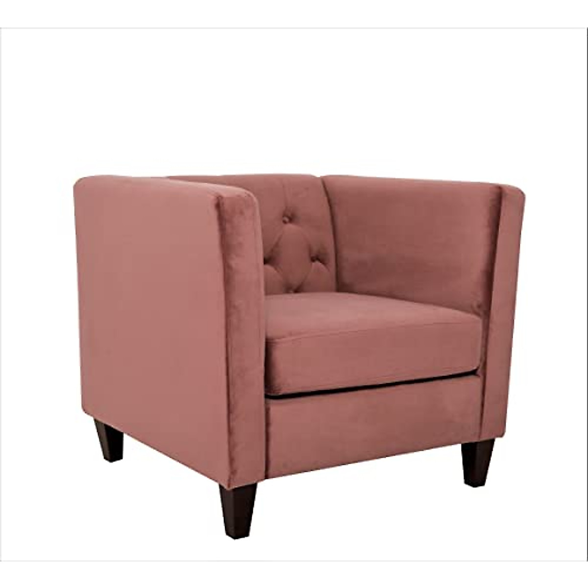 US Pride Furniture Modern Style High Density Foam Rose Velvet Button-Tufted 2 PC Living Room Set with Removable Cushion & Solid Wood Legs (S5708-5714) Sofas