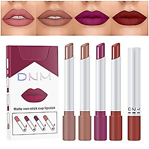 JDEFEG Makeup Kits Change Lip Polarized Sets Four Of Velvet Gloss Lipsticks Temperature Lipstick Lipstick That Doesn T Come Off(B)