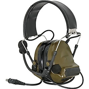 WishRing Z Tactical Comtac II Headset Airsoft HuntingActive Noise Canceling Military Z041, Camouflage, all size