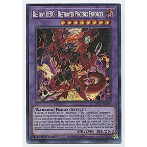 YU-GI-OH! Destiny Hero - Destroyer Phoenix Enforcer - MP22-EN209 - Prismatic Secret Rare - 1st Edition