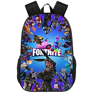 SETSE 3PCS Game Backpack 17 Inch Aesthetic Casual Travel Backpack Set, Large Capacity Daypack Breathable Portable Lightweight