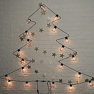 balacoo LED Globe Balls String Lights: Clear Crystal Ball Fairy Lights Indoor Outdoor Decorative Christmas Tree Lights 10LED for Garden Patio Yard Home Parties