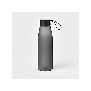 Room Essentials 20 OZ Water Bottle (Ebony), Black