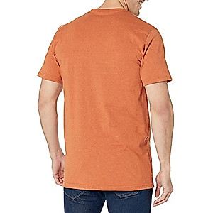 Dickies Men's Short Sleeve Heavyweight T-Shirt, Copper Single DYE Heather