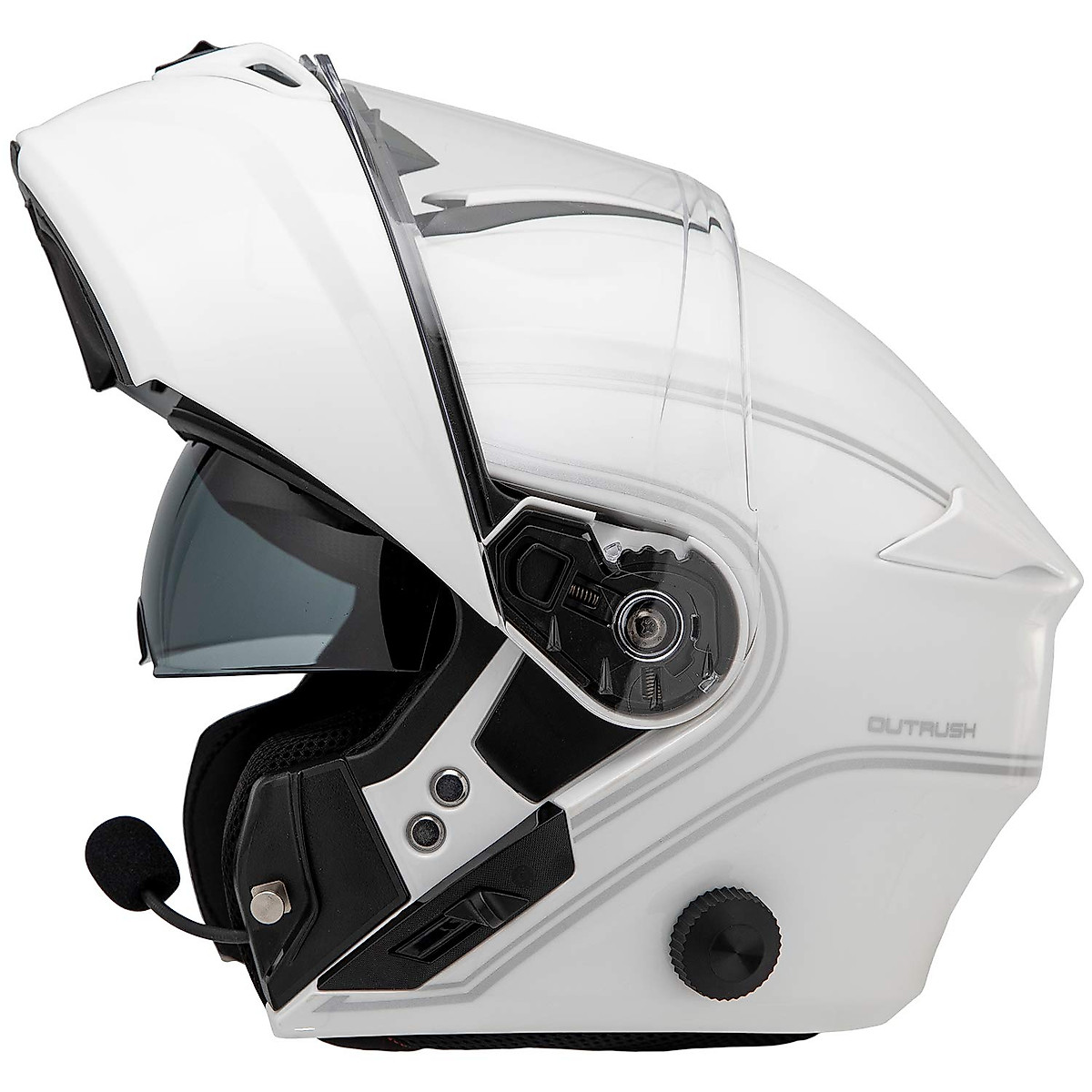 Sena Outrush Modular Smart Helmet (Gloss White, XX-Large)