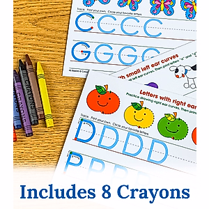 Key Education Publishing Write-On/Wipe-Off Print Alphabet Letters, Literacy Activities, Develop Handwriting and Fine Motor Skills, Teaches The Alphabet and Letter Sounds Ages 5+ (21 pc)