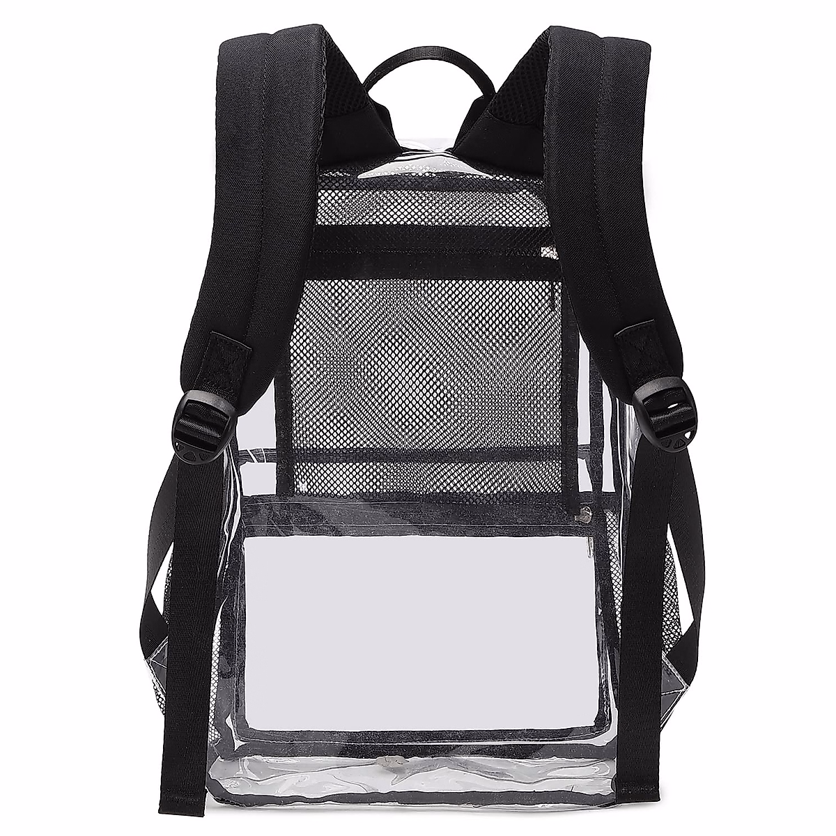 Abshoo Heavy Duty Clear Backpack stadium approved Transparent Clear Backpack for School (Grey)