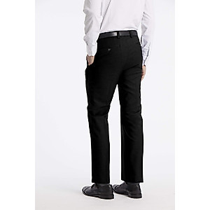 Calvin Klein Men Modern Fit Dress Pant, Black, 30W x 34L