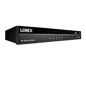 Lorex N882A63B Series 16 Channel 4K HD 3TB IP Ultra HD Security System Network Video Recorder (NVR) with Lorex Cloud Connectivity, Real Time 30FPS, Audio Recording, Multiple Recording Modes, Black