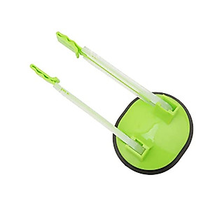 MEGCCR Plastic Bag Holder Food Storage Freezer Bag Holder Bag Opener Holder, Adjustable Baggy Rack Clip for Kitchen Plastic Bags Stand/Pack to Pour Leftovers (Color : 2PCS)