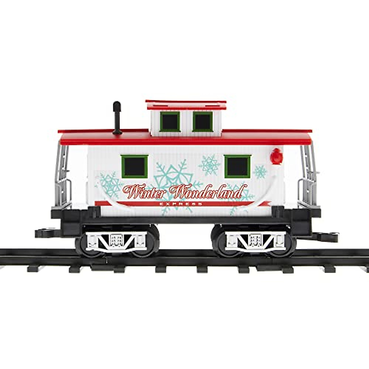 Lionel Battery-Operated Winter Wonderland Express Toy Train Set with Locomotive, Train Cars, Track & Remote with Authentic Train Sounds, Steam & Lights for Kids 4+