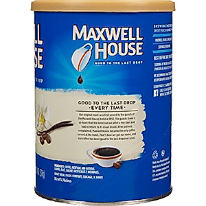 Maxwell House Vanilla Medium Roast Ground Coffee (11 oz Canister)