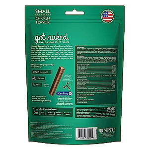 Get Naked Grain Free 1 Pouch 6.2 Oz Weight Management Dental Chew Sticks, Small