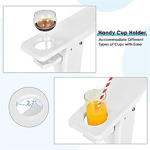 WYFDP 4 Piece Patio Dining Chairs Stackable Removable Cushioned Garden Patio