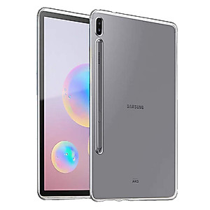 iCoverCase Compatible with Samsung Galaxy Tab S6 10.5 Inch T860/T865 Case, Lightweight Matte Translucent TPU Clear Case -Frosted Clear