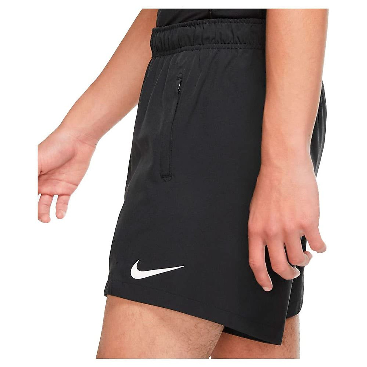 Nike Pro Dri-FIT Flex Men's 6" Training Shorts (as1, Alpha, x_l, Regular, Regular, Black/White)