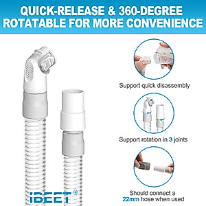 Replacement Medium Cushion for N20, w/Strap & Tubing(No Fr AME) for Airfit, IBEET Replacement Supplies for N20