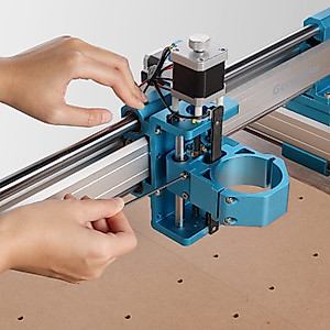 Genmitsu 65mm Diameter Aluminum CNC Spindle Holder Spindle Mount for Genmitsu 4040-PRO, 3020-PRO MAX V2, 3030-PROVer MAX CNC Machine and Genmitsu Aluminum Z Axis Assembly V2 Kits