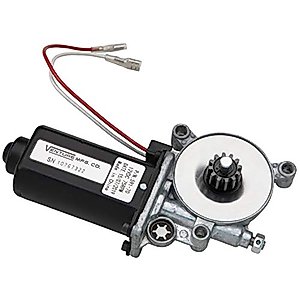 Solera Lippert Replacement Power Awning Motor with Dual Connectors, 12-Volt DC, 75-RPM, Fits Short, Flat or Pitched Awnings on 5th Wheel RVs, Travel Trailers, Motorhomes - 266149