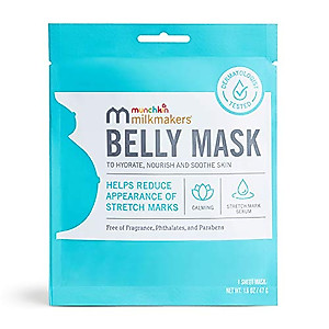Munchkin® Milkmakers® Belly Mask for Pregnancy Skin Care & Stretch Marks, 1 Sheet Mask, 1.0 Count