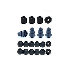Extra Small - Earphones Plus Brand Replacement Earphone Tips Custom fit Assortment: Memory Foam Earbuds, Triple Flange Ear Tips, and Standard Replacement Ear Cushions