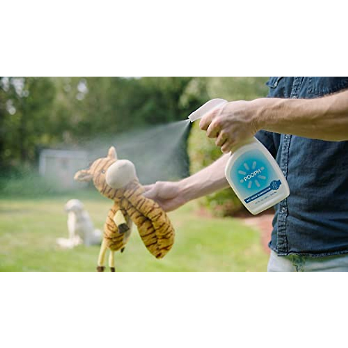 Pooph Laundry Additive, 32oz Bottle (16 Loads) - Dismantles Odors on a Molecular Basis, Dogs, Cats, Freshener, Eliminator, Urine, Poop, Pee, Deodorizer, Natures, Puppy, Fresh, Clean, Furniture, Potty