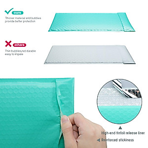 GSSUSA Bubble Mailers 6x10 Padded Envelopes 25 Pack Small Bubble Mailer Shipping Bag Bulk Pack Self Seal Bubble Envelope for Mailing, Packing Business Supplies, Teal 25-Pack