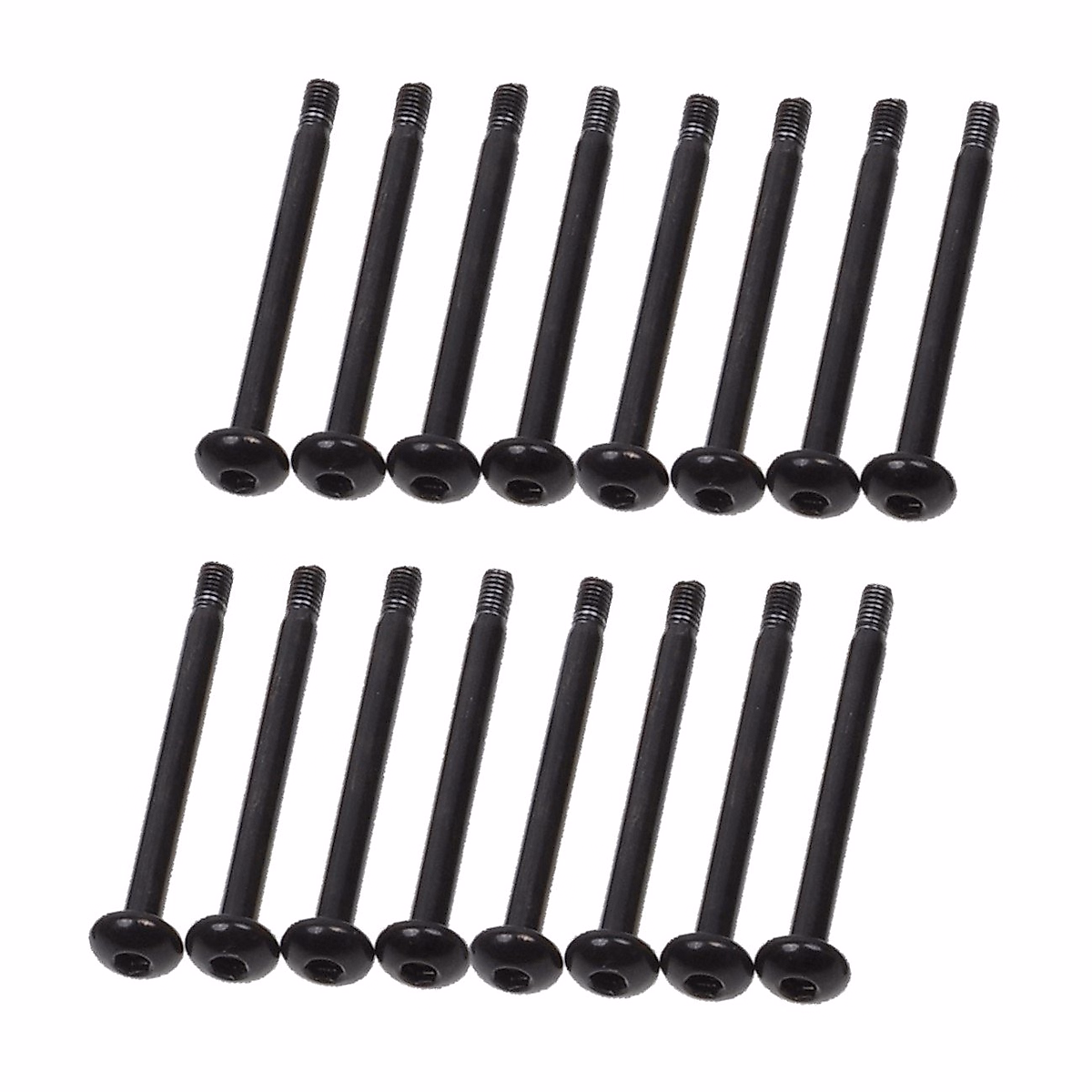 Alphacool NexXxos Fan Mounting Screw, M3 x 35mm, Black, 16-Pack