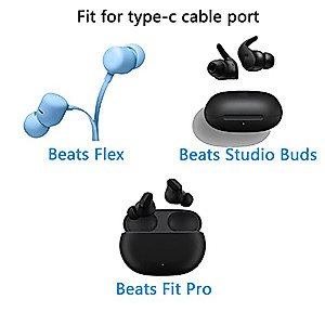5Ft USB C Charging Cord Cable Fit for Beats Flex Wireless Earbuds, New Beats Studio Buds Magnetic Earphones, Beats Fit Pro True Wireless Noise Cancelling Earbuds Fast Charger Power Adapter Cord
