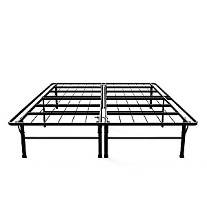 ZINUS SmartBase Heavy Duty Mattress Foundation / 14 Inch Metal Platform Bed Frame / No Box Spring Needed / Sturdy Steel Frame / Underbed Storage, King