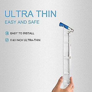 SAATLY 13W 6 inch LED Recessed Lighting, Ultra Thin Ceiling Downlight with Junction Box, 5000K Daylight Dimmable, 850lm 110W Eqv. ETL Certified, Pack of 12